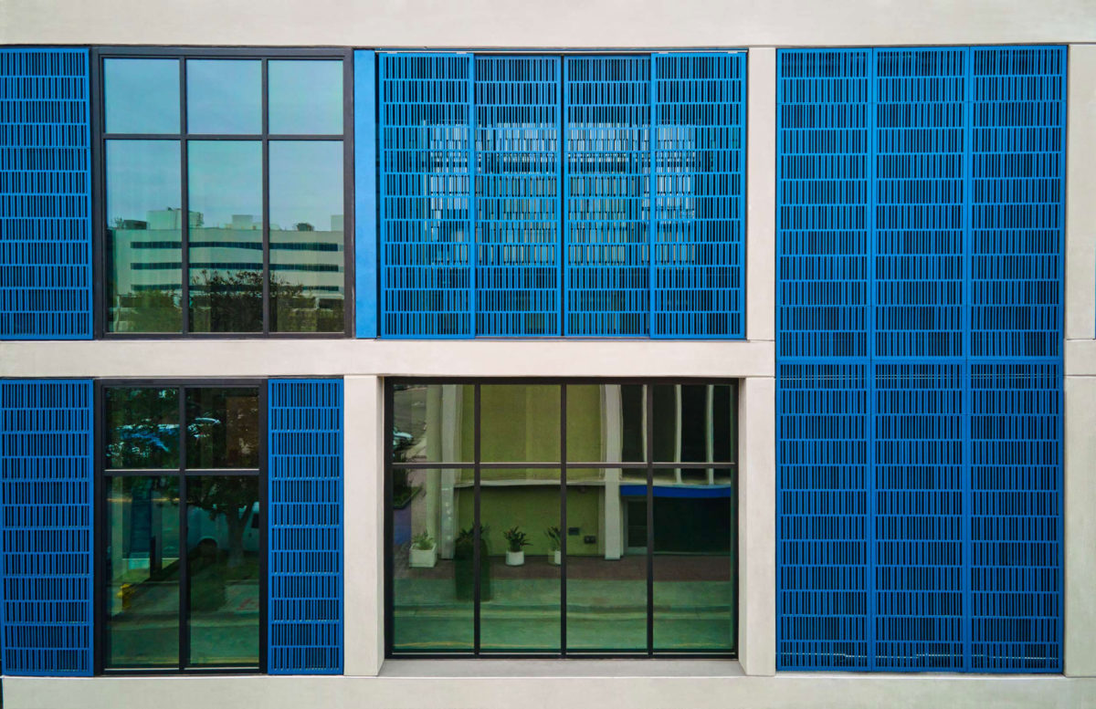 Modern Office Complex In Culver City Features Operable Perforated ...