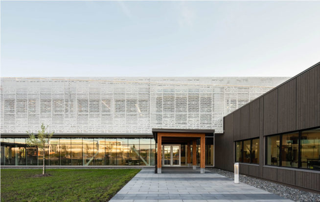 Technologies Headquarters Features Stunning Perforated Exterior ...