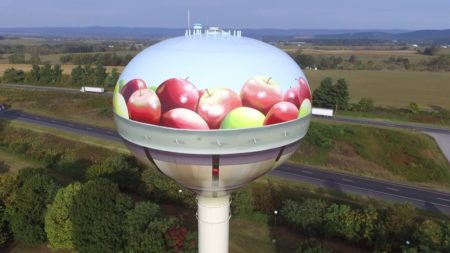 Award-Winning Muralist Breathes Life in Apple Orchard-Inspired Water ...