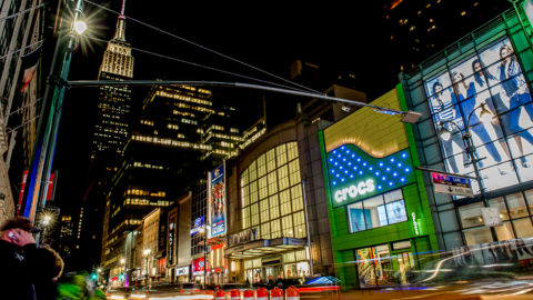 NYC Retail Storefront Stands Out With Vibrant Exterior Facade Using ...
