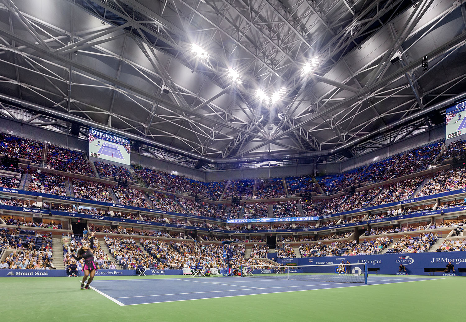 LUMIFLON FEVE-based Coating Rejuvenates Arthur Ashe Stadium – Lumiflon ...